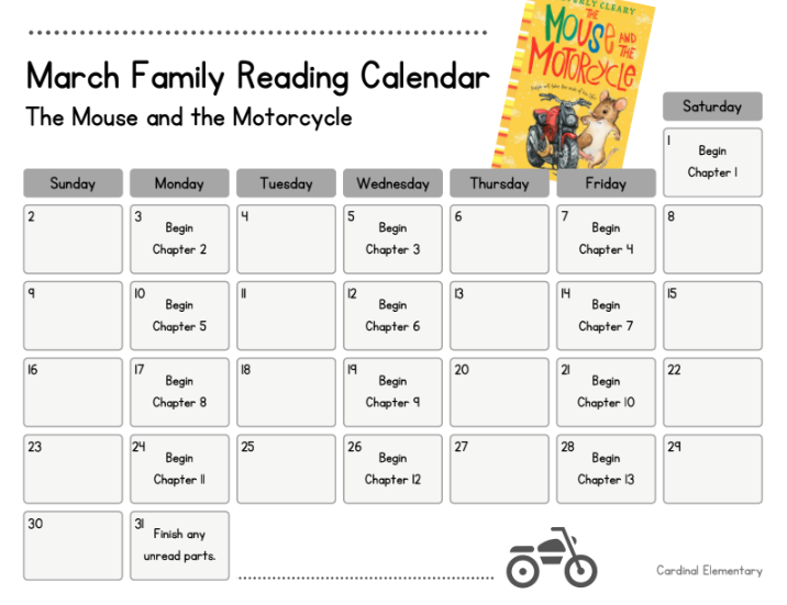 One School, One Book - Cardinal Elementary